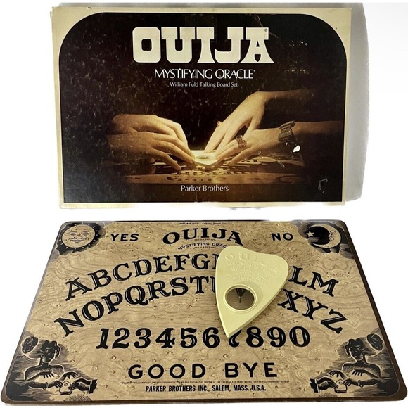 Games | Vintage 1972 Ouija Mystifying Oracle Talking Board Set Parker ...